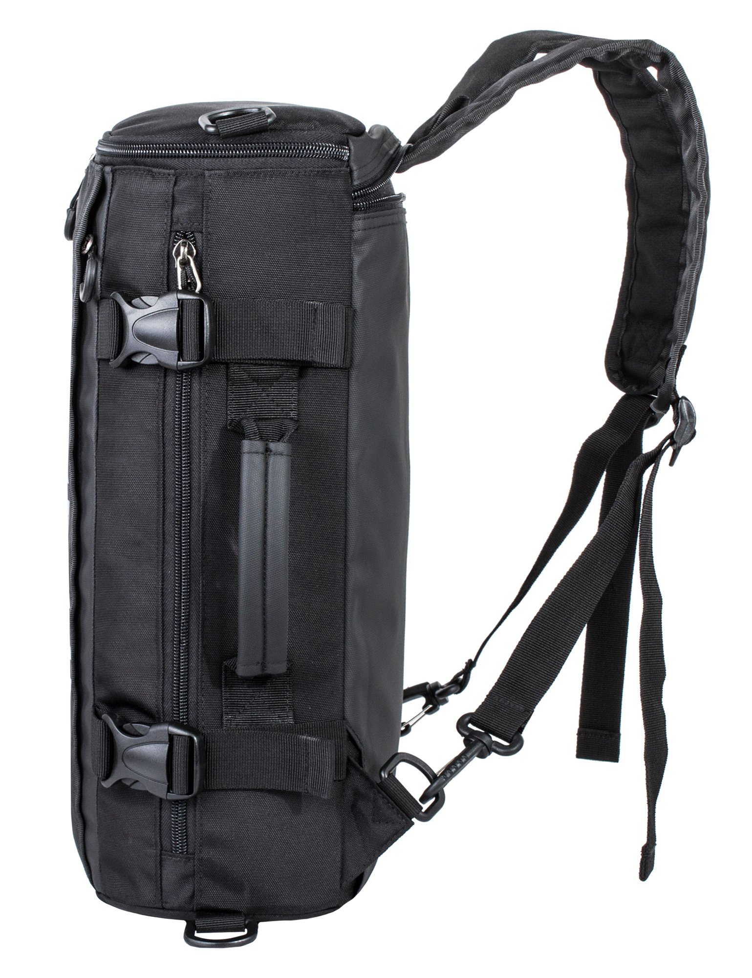 Leaper Heavy Duty Water Resistance Sport Backpack Travel Hiking Rucksack Multifunction Camping Bag (Large, Black2)