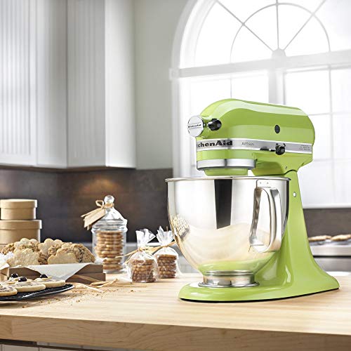 KitchenAid KSM150PSGA Artisan Series 5-Qt. Stand Mixer - Green Apple (Renewed)