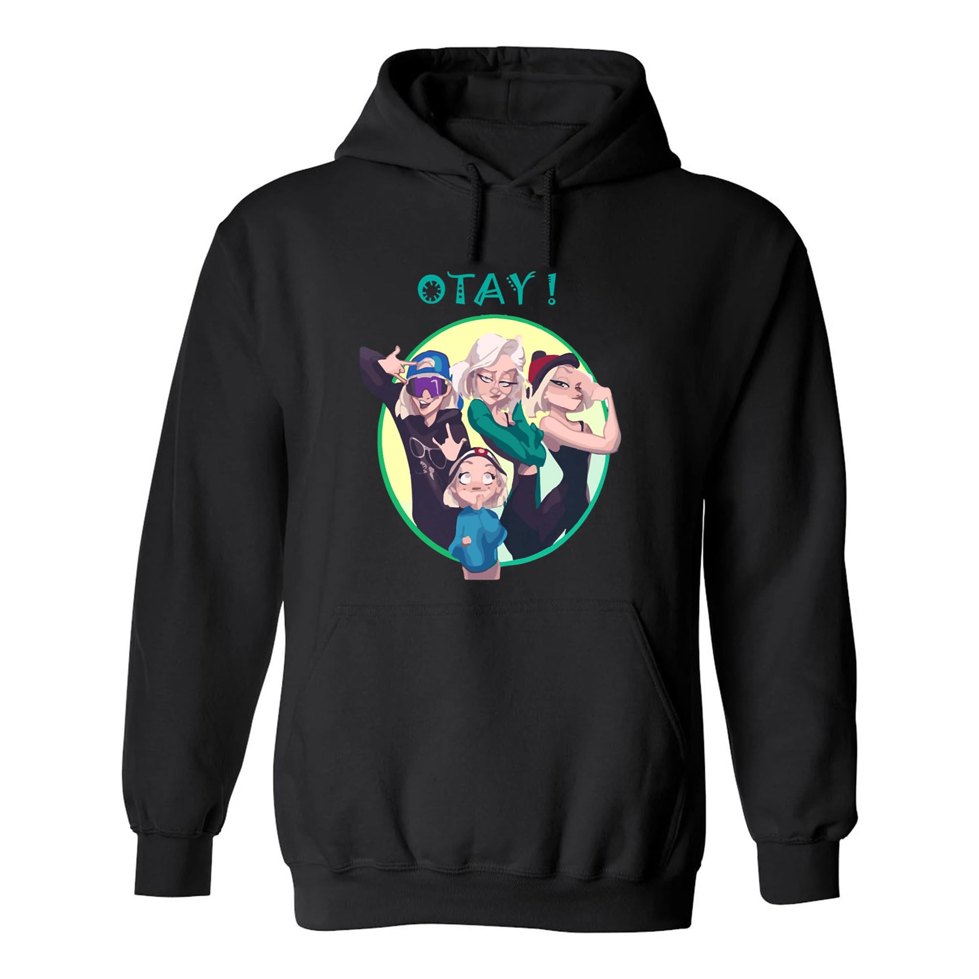 Kallmekris Merch Kallmekris OTAY Unisex Hoodie Men Shirt Black (Black, M)