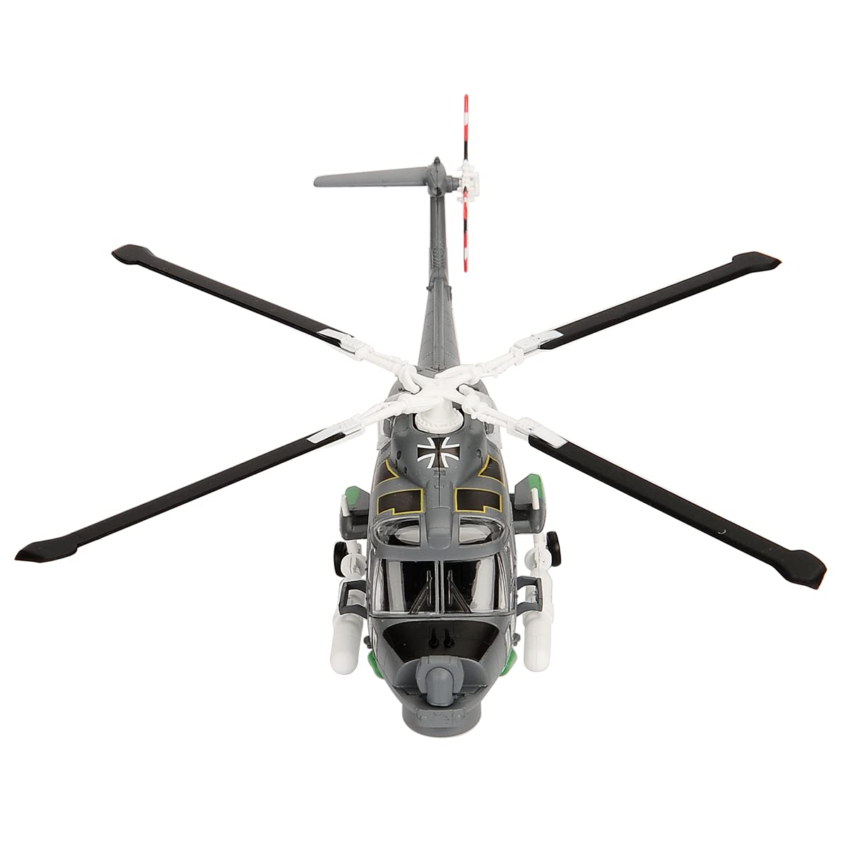 RoofWorld 1/72 Scale Military Fighter Helicopter,German Navy Lynx MK88 Lynx Helicopter Aircraft Model Toy for Collection Gift