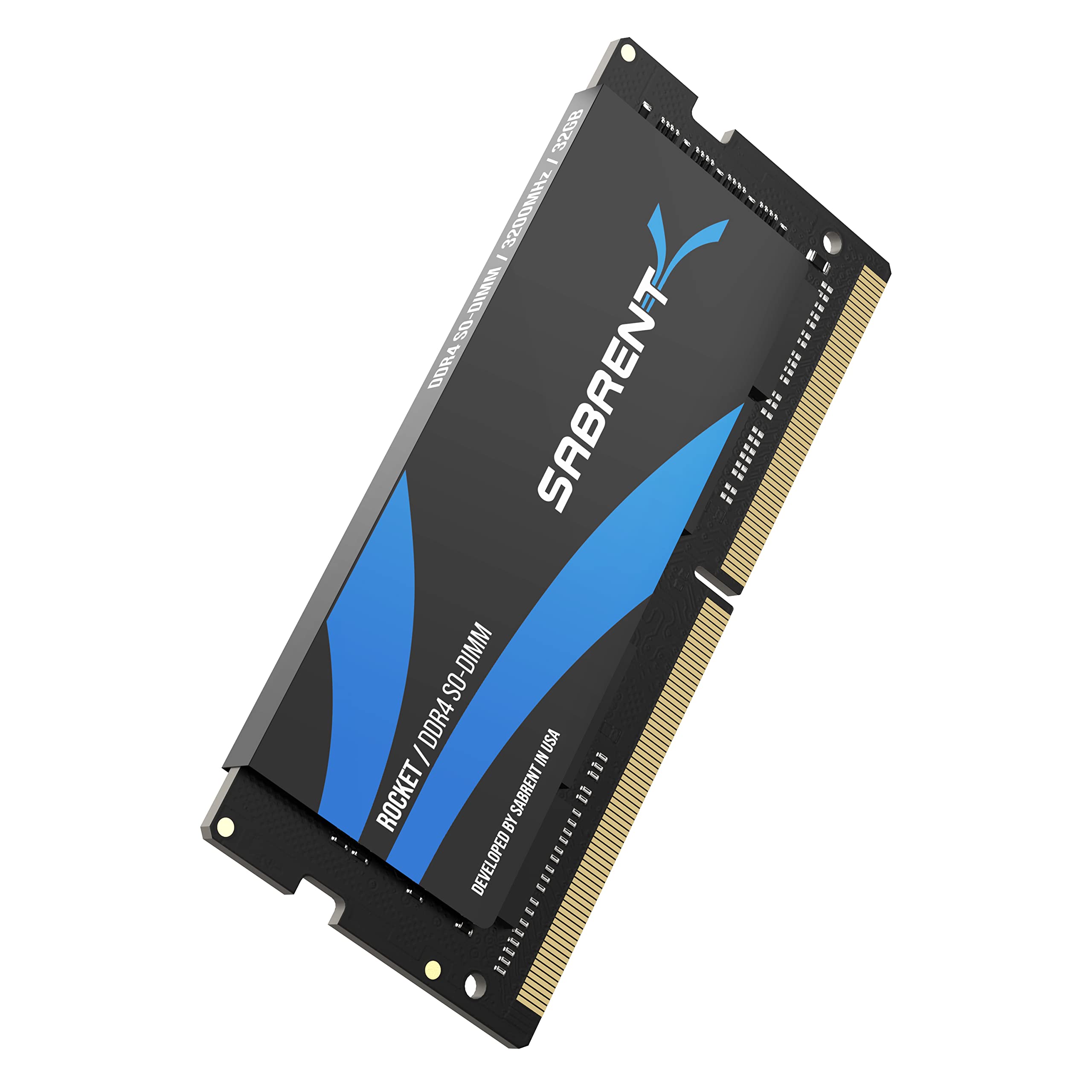 SABRENT Rocket 32GB DDR4 SO-DIMM 3200MHz Memory Module for Laptop, Ultrabook, and Mini-PC (SB-DDR32)