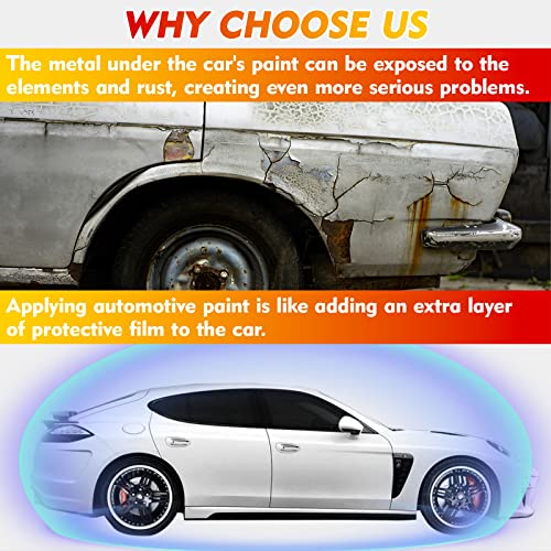 White Touch Up Paint for Cars, Quick And Easy Car Scratch Remover for Deep Scratches,Two-In-One Automotive Car Paint Scratch Repair for Vehicles, Auto Paint for Erase Car Scratches