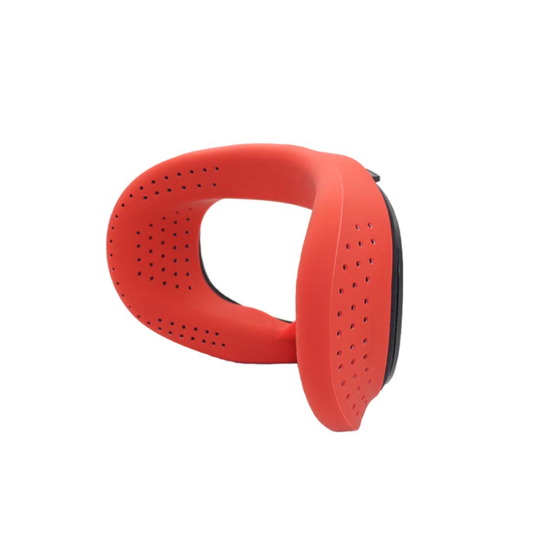 MASiKEN Upgrade VR Eye Silicone Cover & Face Cushion for Oculus Quest, Breathable Face Padding, Sweatproof Refreshing Comfortable Sweatproof (Red)