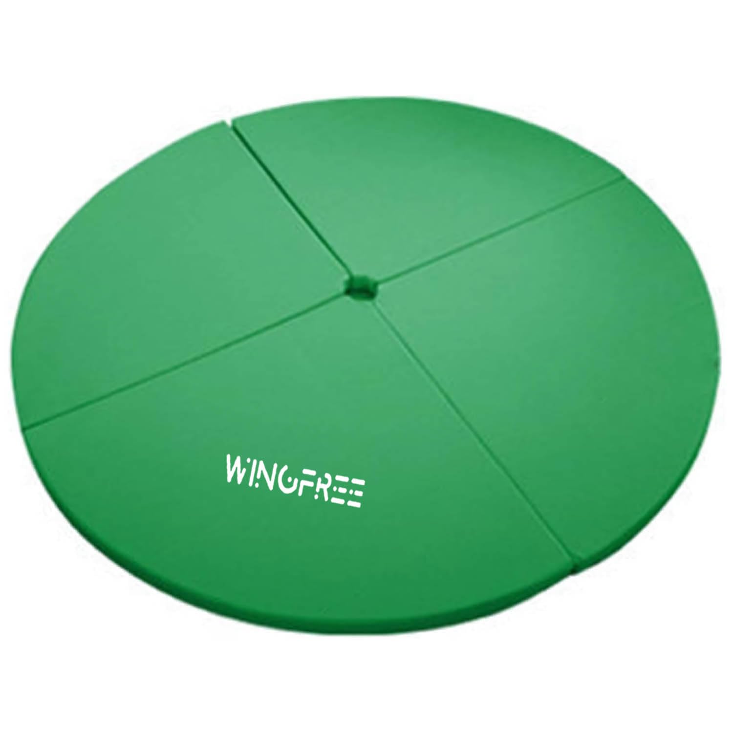Pole Dance Mat,Foldable Pole Dancing Protect Mat Round Safety Mat,Yoga Beginner Dance Fitness Exercise Gymnastics Anti-Fall Anti-Skid Protective Mat 150*10cm 120cmGreen