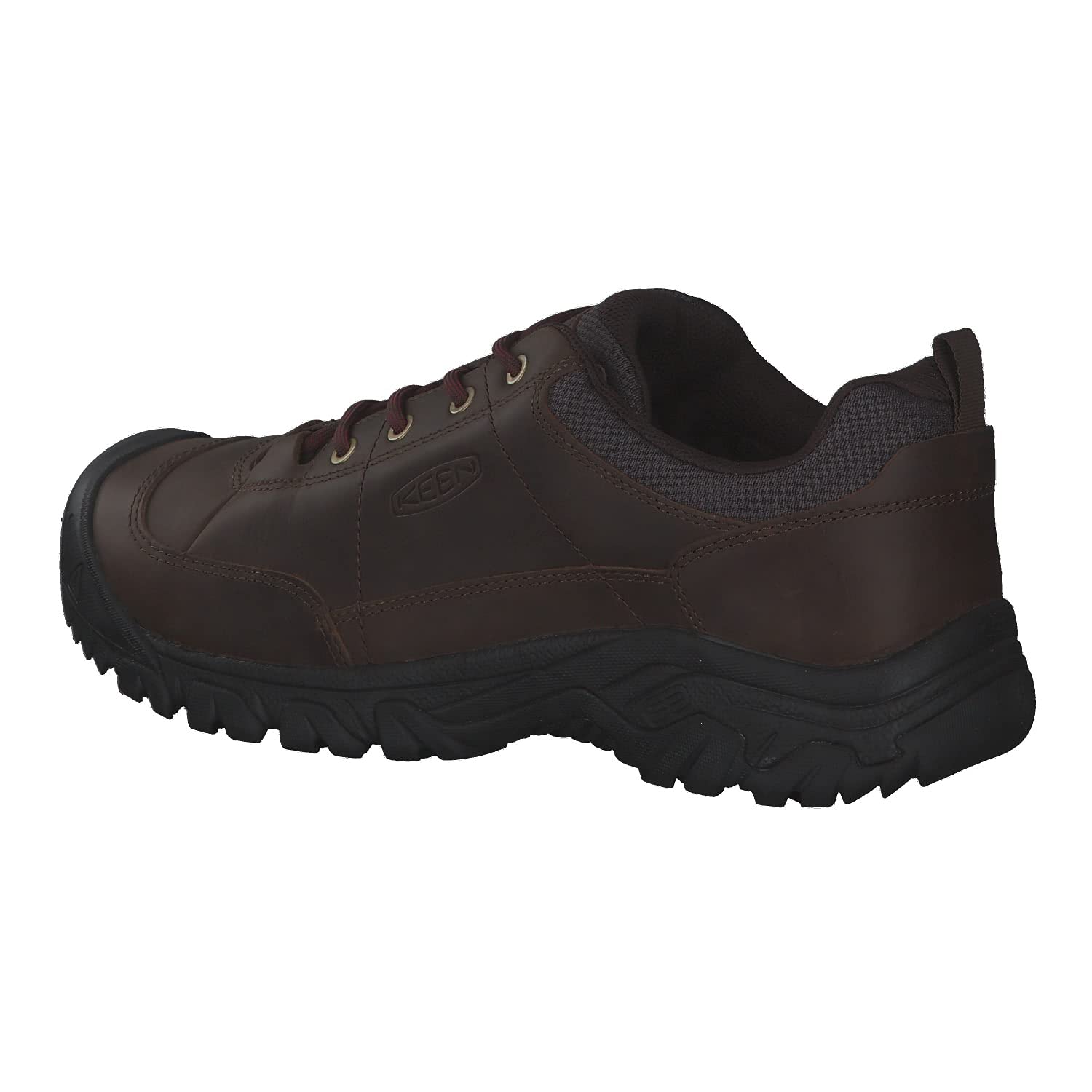 KEEN mens Targhee 3 Casual Leather Hunting Shoe, Black Olive/Harvest Gold, 12 US