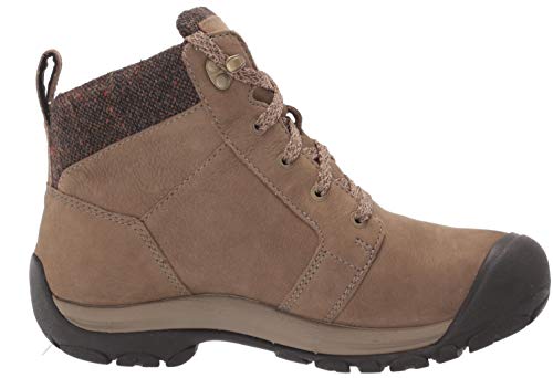 KEEN Women's Kaci 2 Winter Mid Height Insulated Waterproof Snow Boots, Timberwolf/Brindle, 5.5
