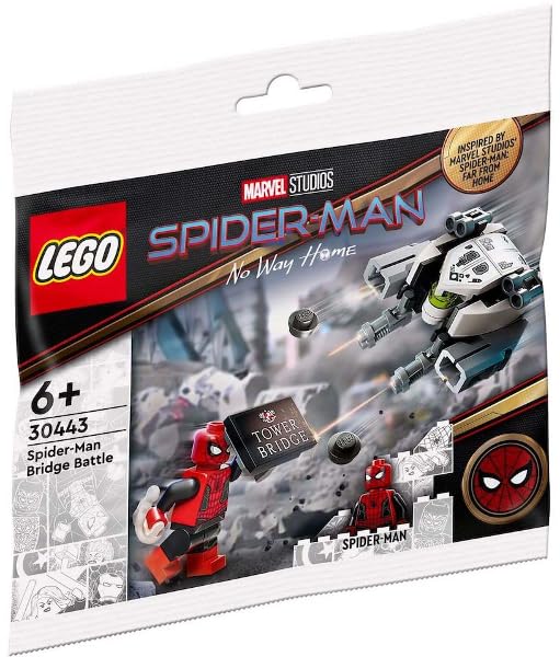 Lego Set of 2: 76261 Spider-Mans Large Showdown & 30443 Spider-Mans Bridge Duel