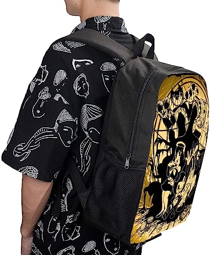 WOLOISO Anime Backpack Large Capacity Laptop Backpack Travel Bag for Women Man