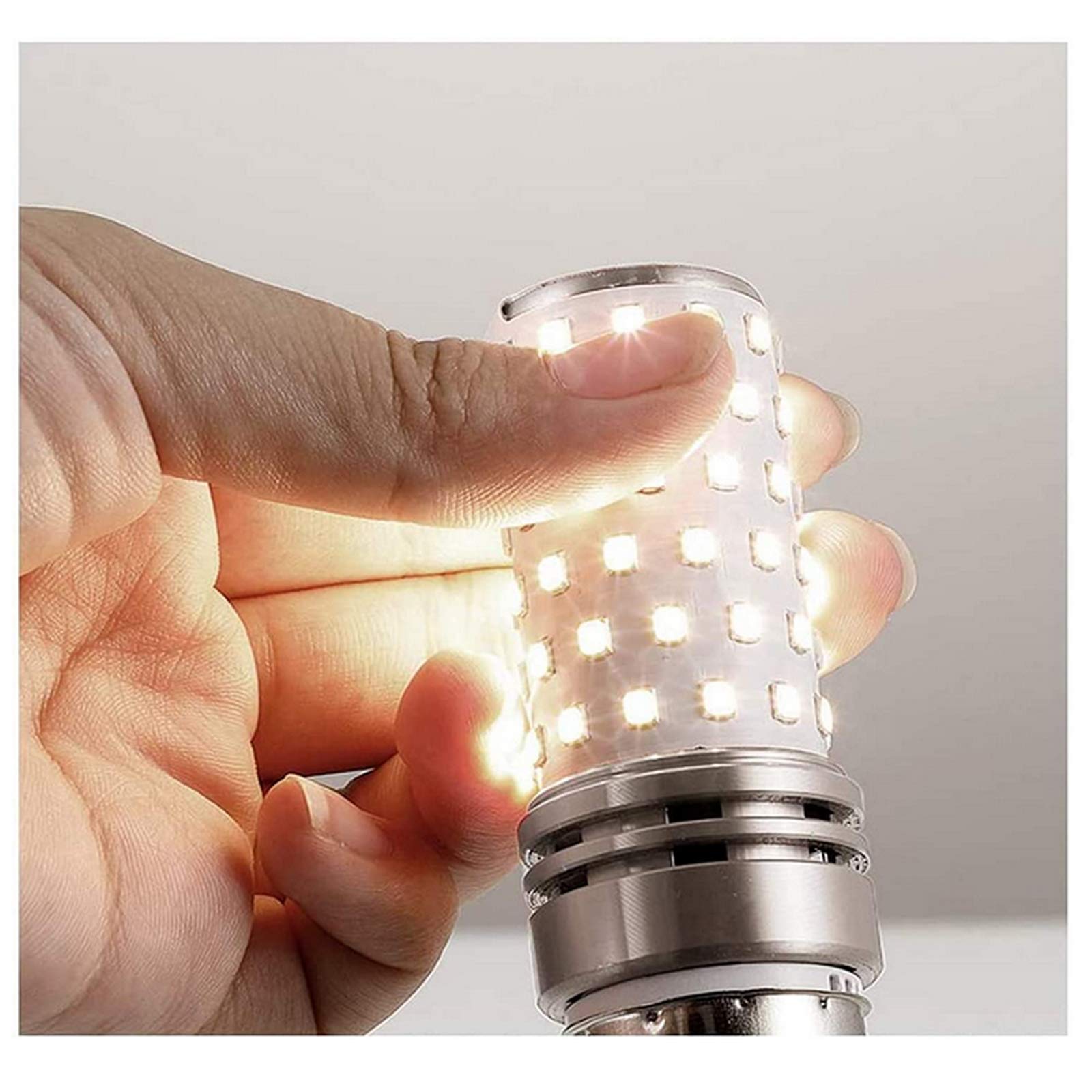 MaoTopCom E14 LED Corn Bulbs 4000K, 15W Europe Base Candelabra LED Light Bulbs, 150 Watt Equivalent Natural White 1500 Lumen Small Bright Light Bulbs for Home Lighting, Non-Dimmable, AC85-265V