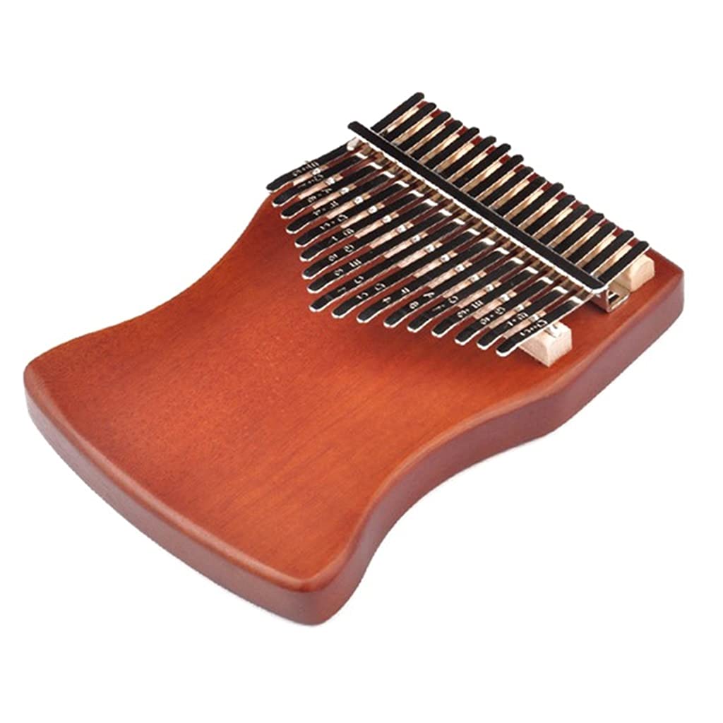 SDGH 17 Keys Black Stylish Thumb Piano Pine Body Musical Instrument Thumb Piano for Beginners