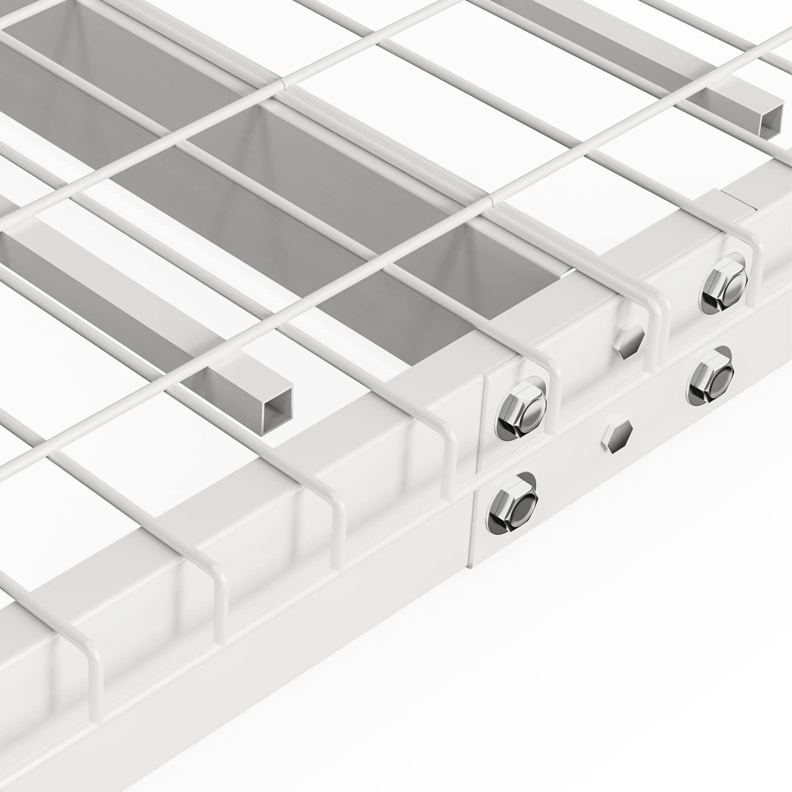 VEVOR Overhead Garage Storage Rack, 4x8 Garage Ceiling Storage Racks, Heavy Duty Adjustable Cold Rolled Steel Racks for Garage Storage, Organization, 600 lbs Load Capacity, 22''-40"
