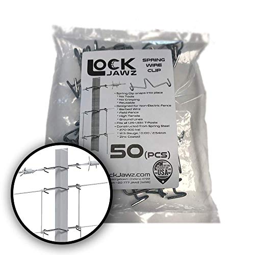 T-SWC T-Post Spring Wire Clips (50)