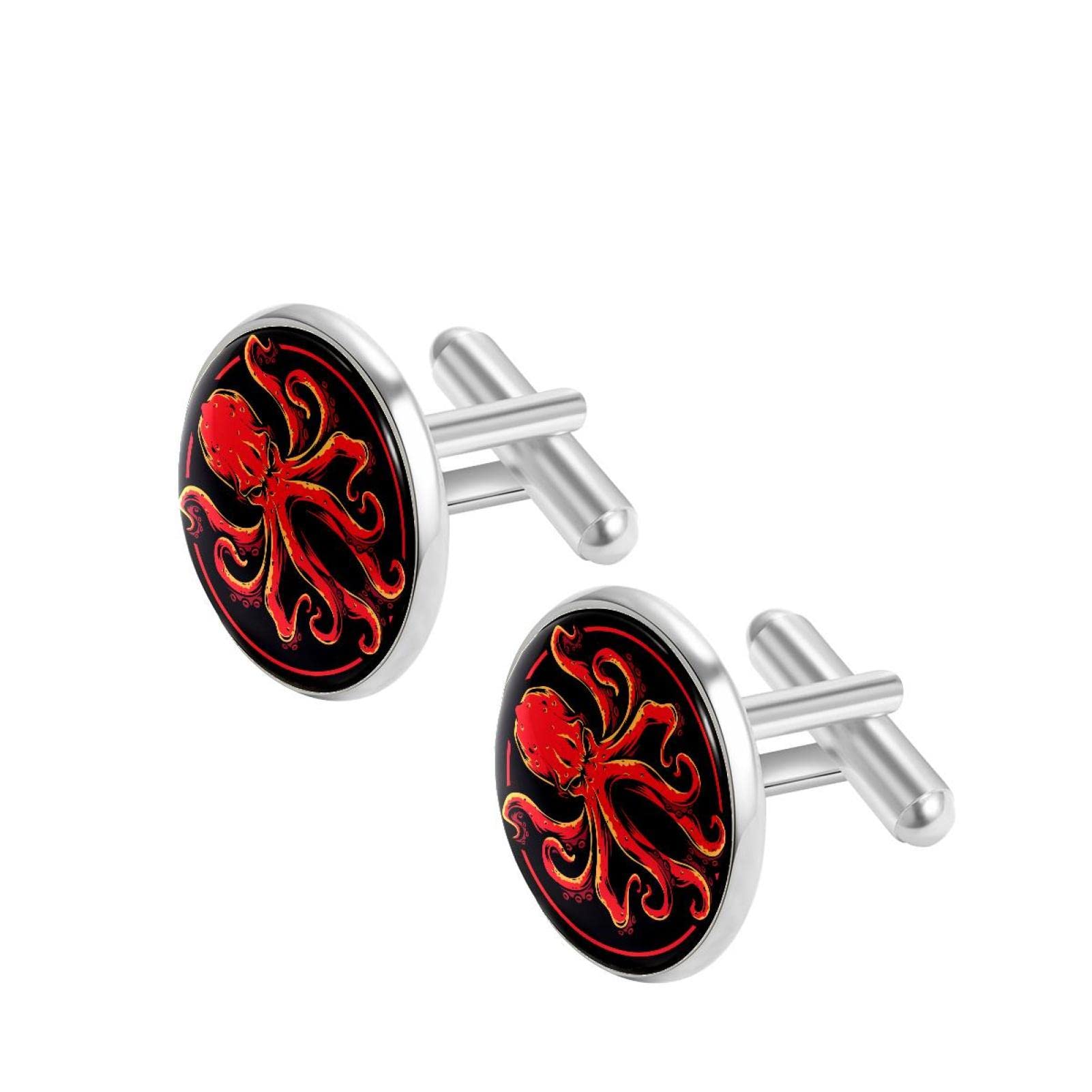 Sea Turtles, Cufflinks and Studs Set for Tuxedo Shirts Business Wedding (Multiple Colors5)