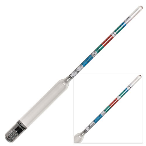 SP Bel-Art, H-B DURAC Triple Scale Beer and Wine Hydrometer, Glass (B61807-7100)