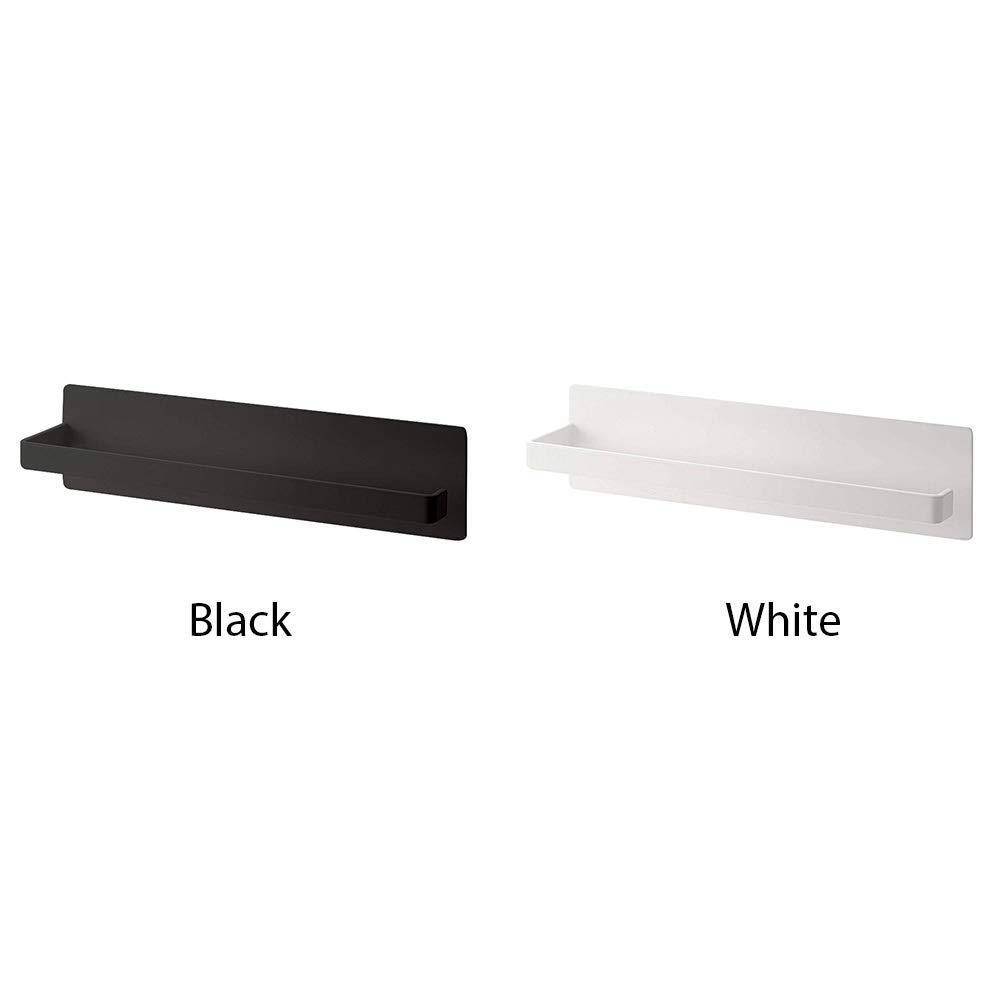 Magnetic Towel Bar, Kitchen Towel Rack Magnetic Paper Towel Holder for Refrigerator Multifunctional Paper Roll Rack Cabinet Towel Bar for Bathroom, Toilet, Drill Free - White