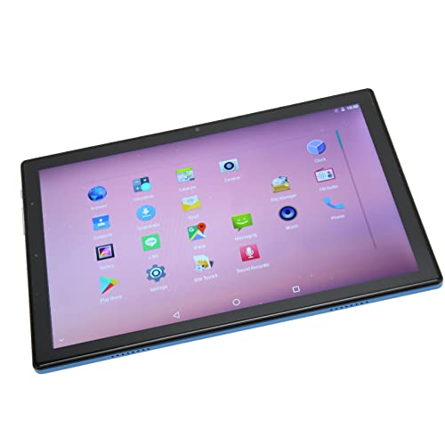 Tablet, 10in Tablet Blue 100‑240V 6GB 256GB for Entertainment (US Plug)