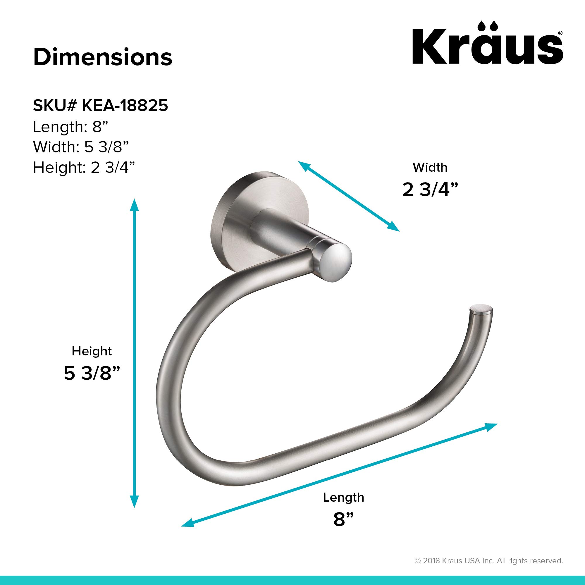 KRAUS Indy Single Handle Basin Bathroom Faucet in Spot Free Stainless Steel and Matching Pop-Up Drain with Overflow, KBF-1401SFS-PU-11SN