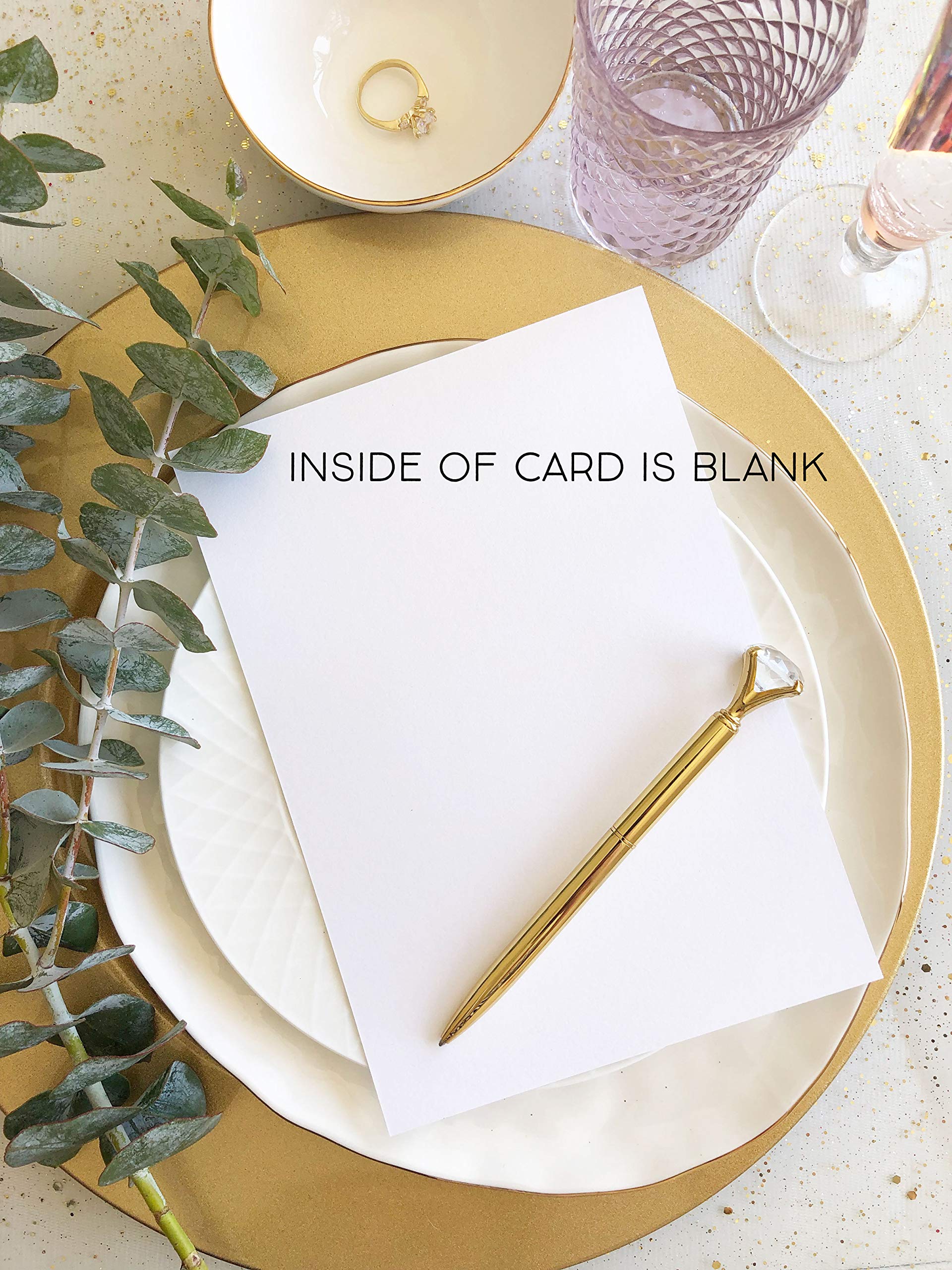To My Parents Wedding Day Card -Mom and Dad of the Bride and Groom Gifts - Card and Envelope