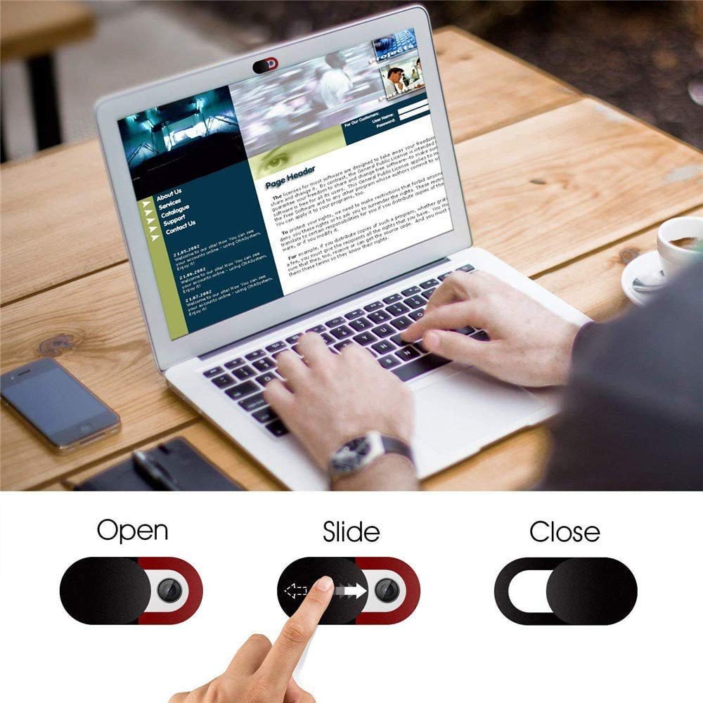 UNNIC 6 Privacy Protection Ultra Thin Anti- Laptop Camera Cover for Computer Pro