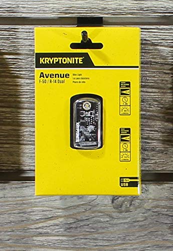 Kryptonite Avenue F-50/R-14 Front/Rear Dual Mode LED Bicycle Indicator Light