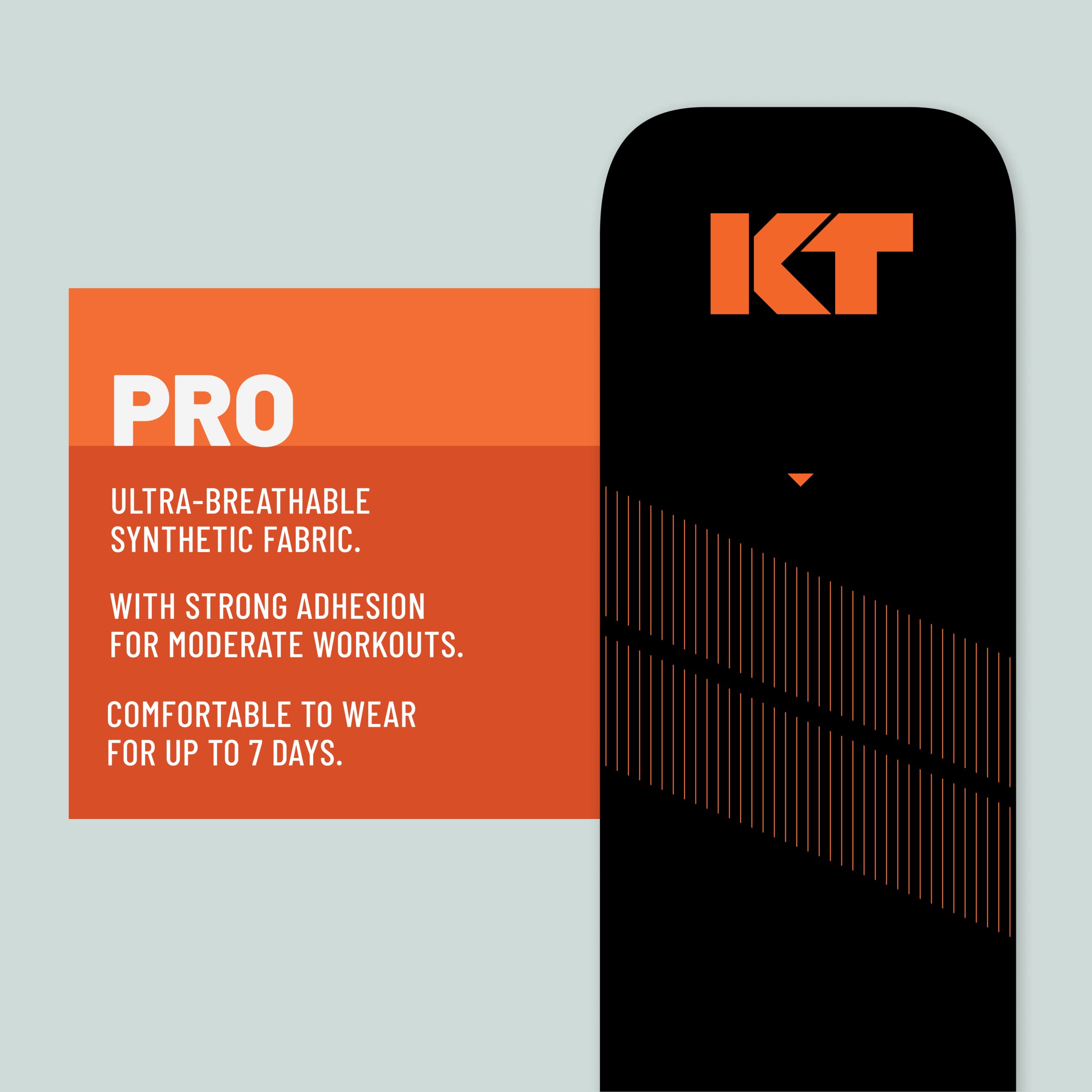 KT Tape, Pro Synthetic Kinesiology Athletic Tape, 16β Uncut Roll, Stealth Beige