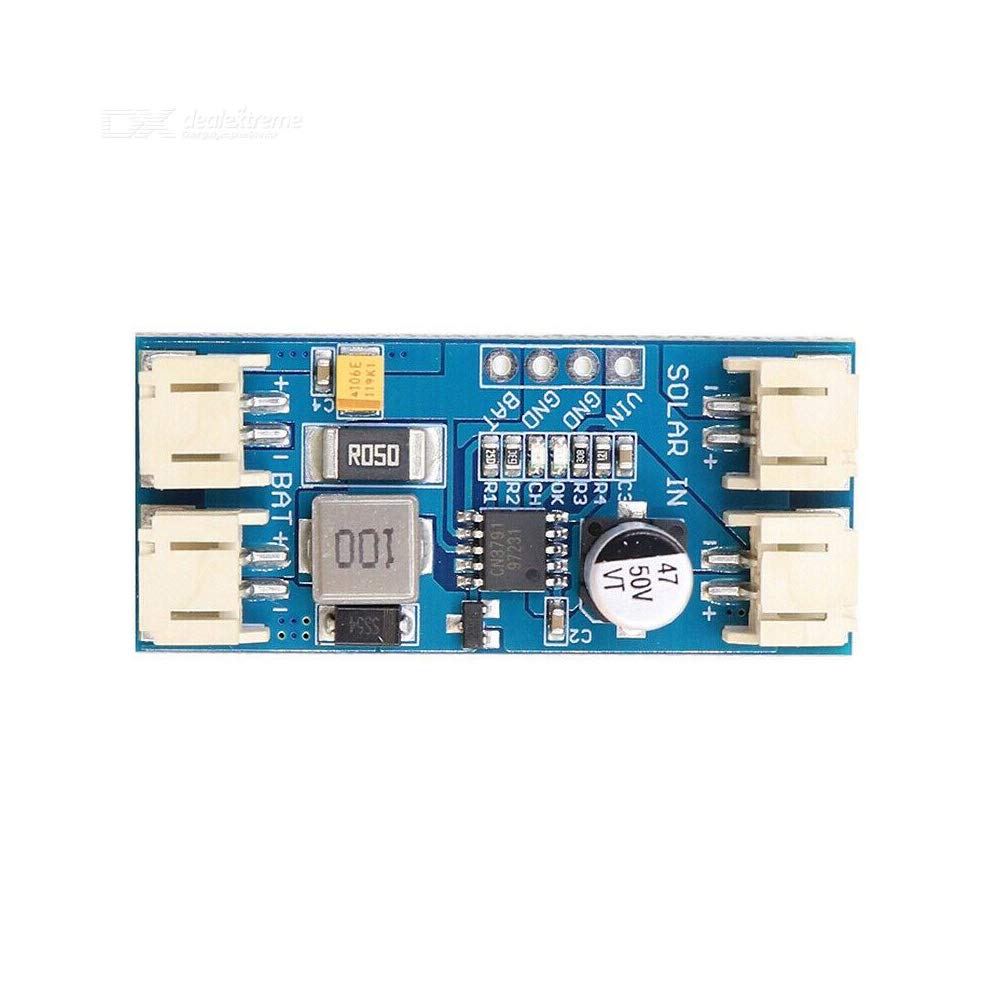 Taidacent CN3791 Solar Chargers MPPT Solar Battery Charger 6V 12V MPPT Solar Charge Controller 3.7V 4.2V 2A Li Battery Charging Board Module (6V)