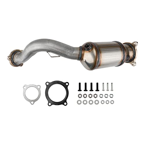 KAX Stainless Steel Catalytic Converter for 2009-2012 A4 Quattro 2.0L, Catalytic Converter Kit Direct-Fit Automotive Replacement Catalytic Converters 16595 (EPA Compliant)