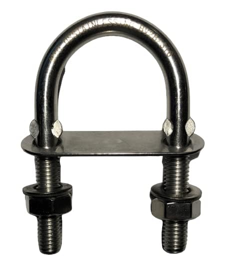 US Stainless Stainless Steel 316 UBolt M10 (3/8") by 90mm Marine Grade