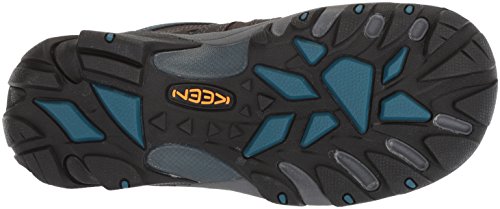 KEEN Men's Voyageur Low Height Breathable Hiking Shoes, Alcatraz/Legion Blue, 12