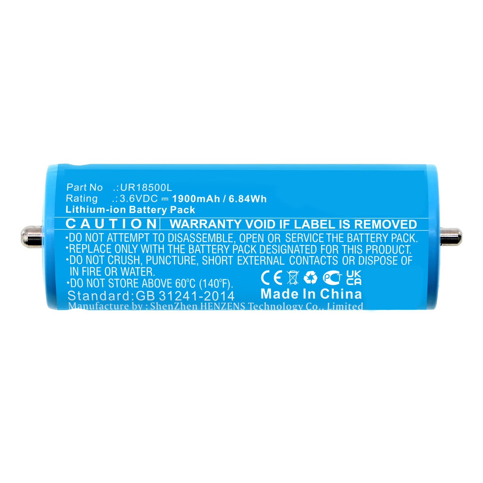 Synergy Digital Shaver Battery, Compatible with Braun Rasierer Series 7 Shaver, (Li-ion, 3.6V, 1900mAh) Ultra High Capacity, Replacement for Braun 3018765 Battery