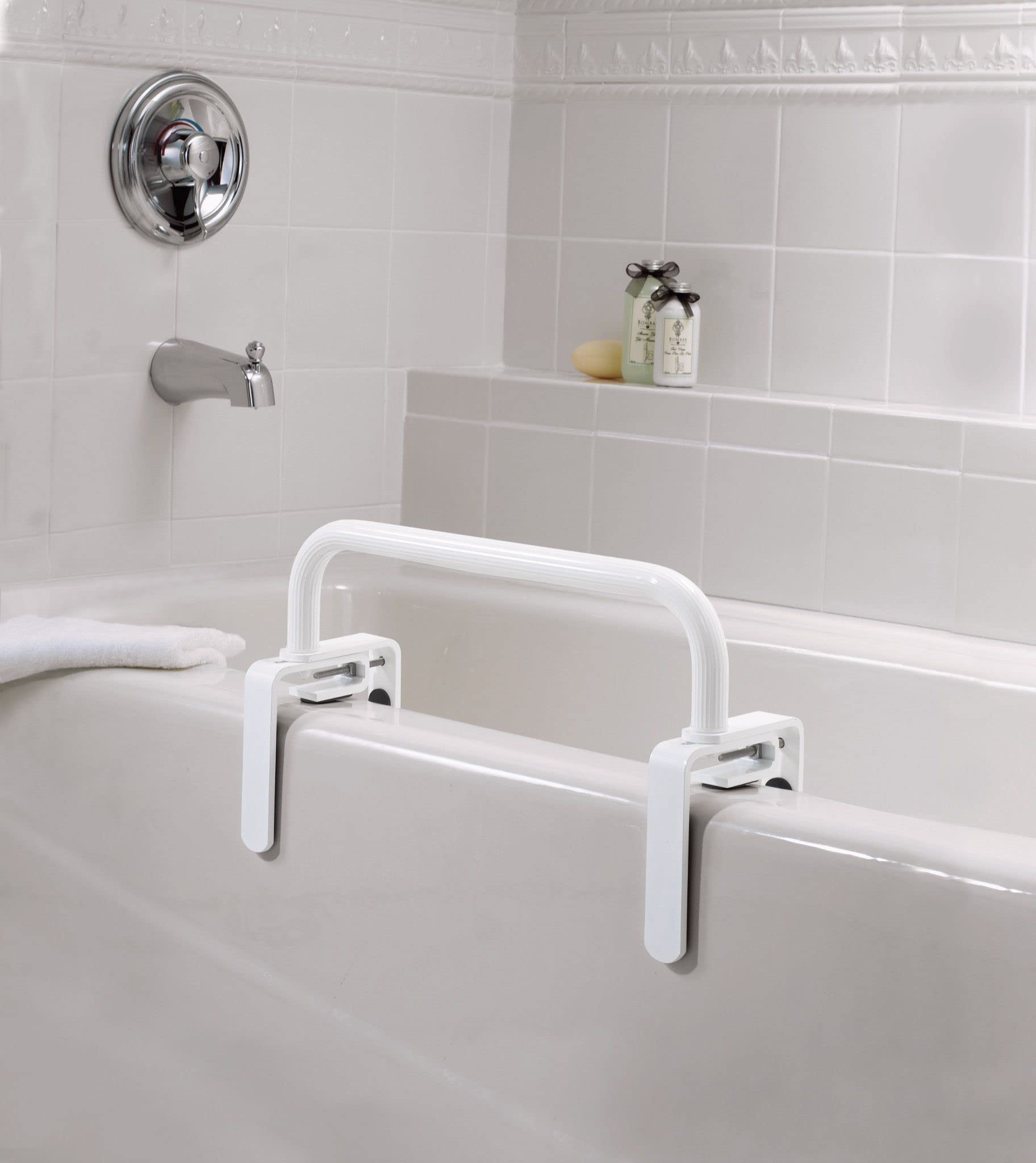 Moen DN7010 Home Care Tub Safety Bar, White