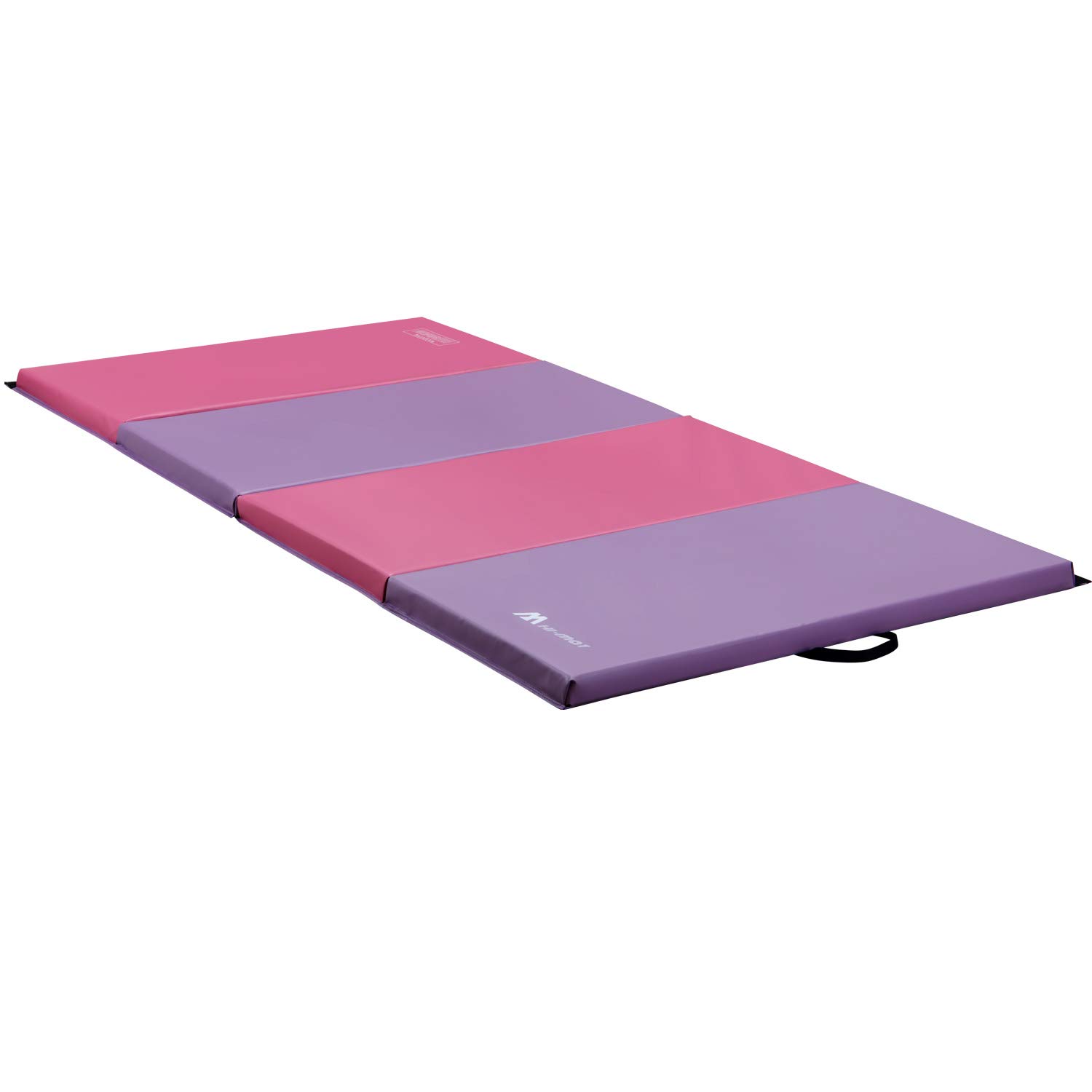M HI-Mat Horizontal Bar Adjustable Gymnastics Training Kip Bars Junior Gym Tumbling Bar for Kids (Charming Red & Mat)