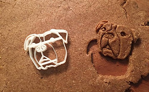 Pitbull Cookie Cutter and Dog Treat Cutter - Dog Face