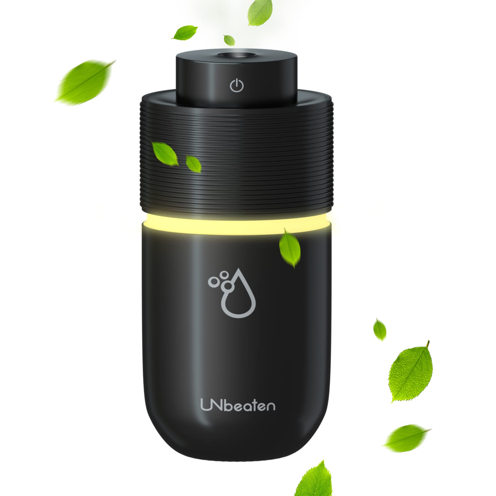 Portable Mini Humidifier, UNbeaten Small Colorful Night Light USB Desk Humidifier for Plants Baby Bedroom Car Office Home,Two Spray Modes,Super Quiet