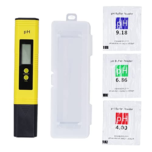 Ph Meter Sensitive Auto Backlight Accurate Measurement Lightweight Ph Test Pen 0 to 14 Ph for Aquarium