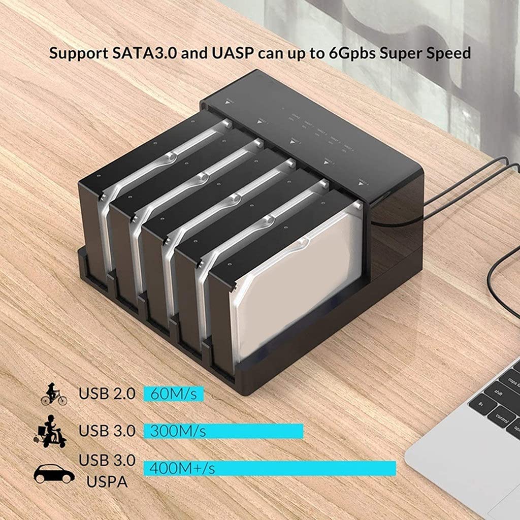 TBIIEXFL Super Speed USB 3.0 HDD Docking Station Tool USB 3.0 to SATA Hard Drive Enclosure Case Adapter