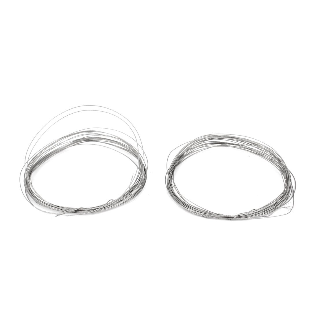Qtqgoitem Steel Wire Fishing Line 2 Meter 6.6Ft Long 0.26mm Diameter 2pcs Gray (model: 325 665 c98 5fe 268)