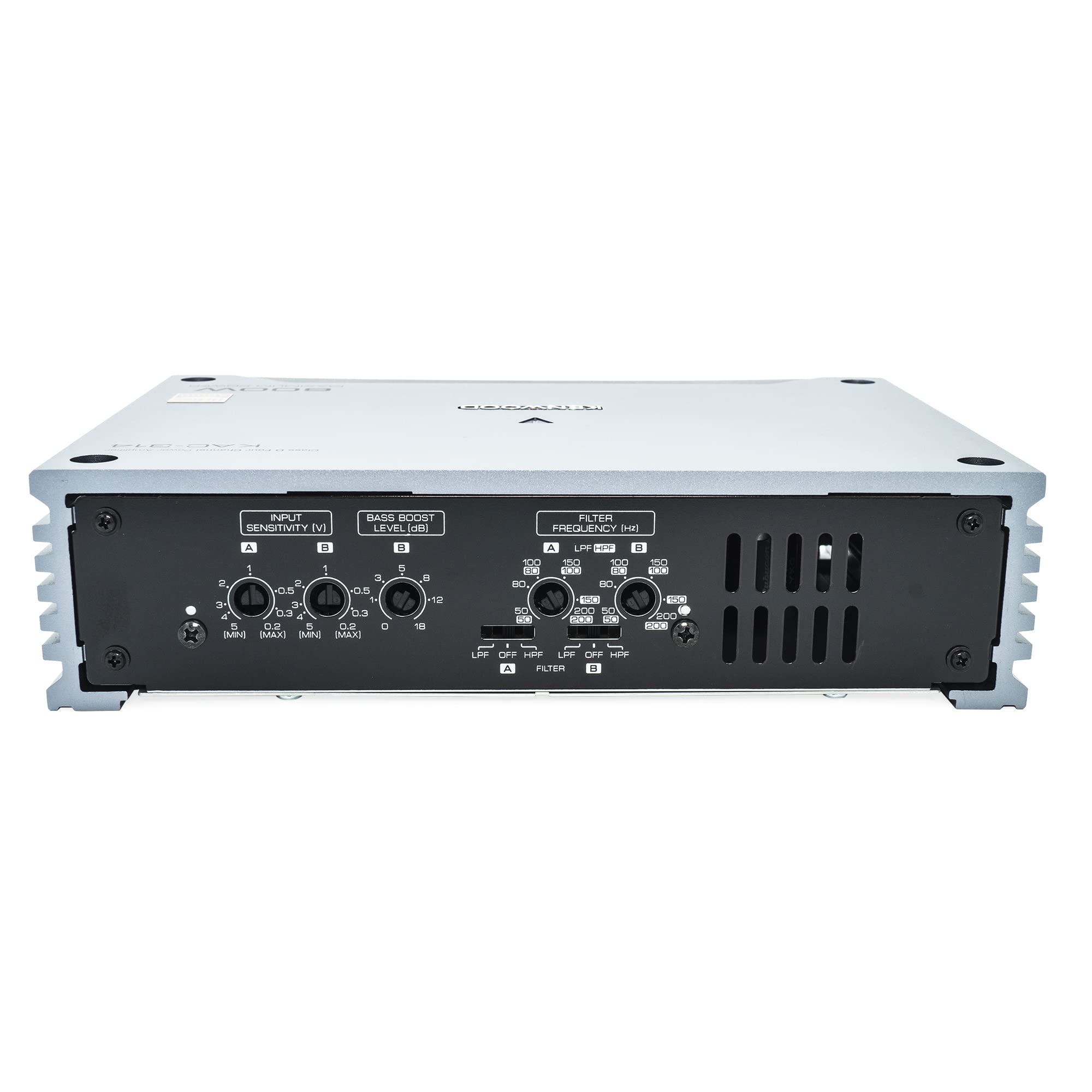 Kenwood KAC-511 Class D Digital Mono Amplifier with Variable Low-Pass Crossover - Black