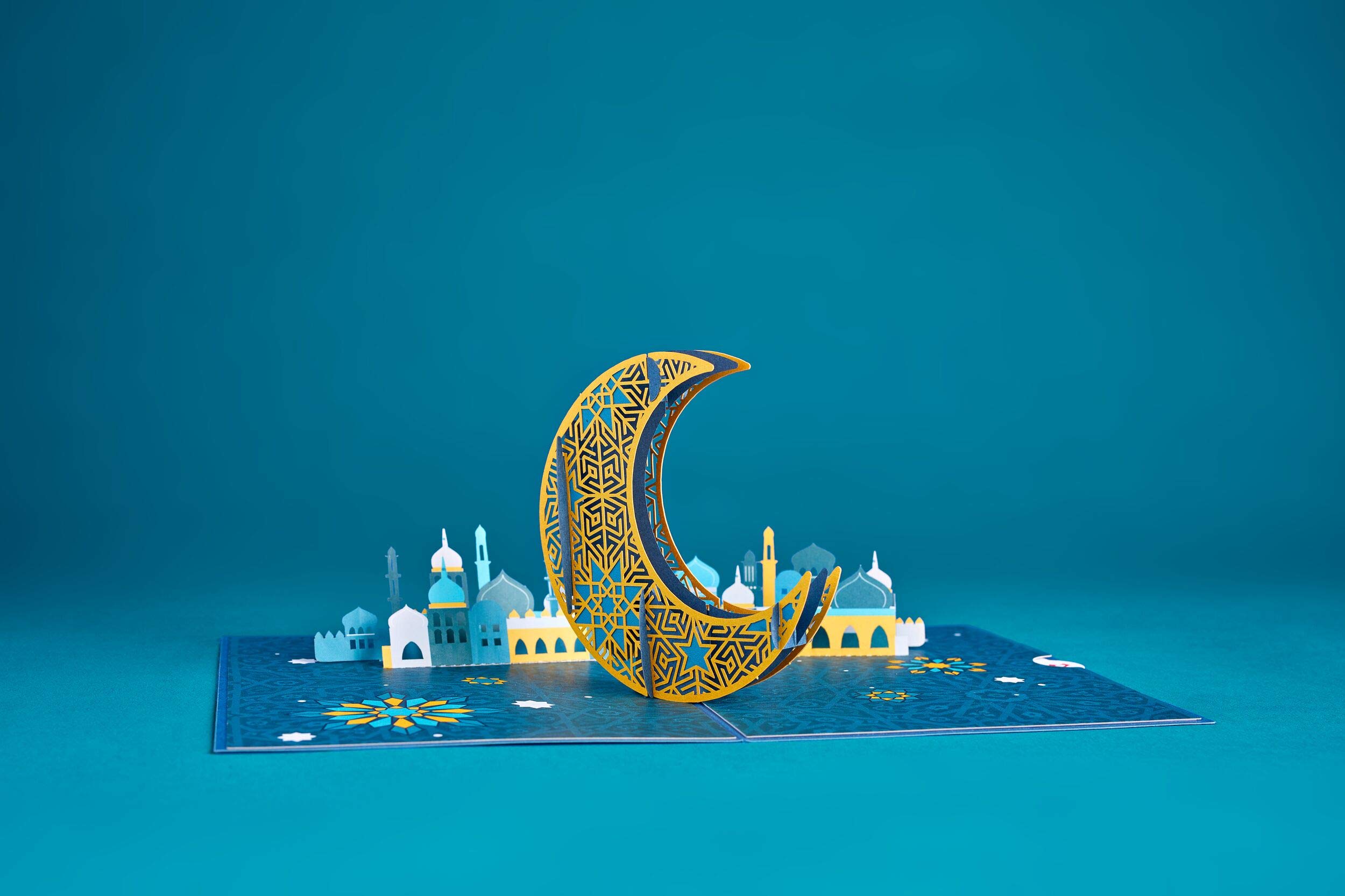 Lovepop Eid Mubarak Pop-Up Card, Celebration Card, Eid Mubarak, 3D Greeting Cards, Festive Cards, Happy Eid Mubarak