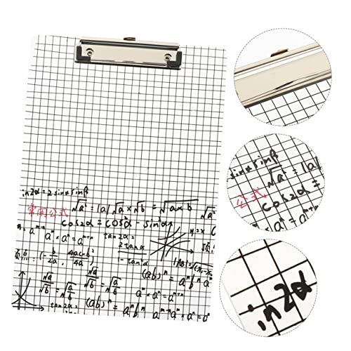 Tofficu Plastic Folders 2pcs Transparent Board Clip Memo Clipboards Sketch Clipboard Plastic Paper Clips Pocket Folders Plastic Office Folders Office Supplies Exam Paper Clips A4 Thin