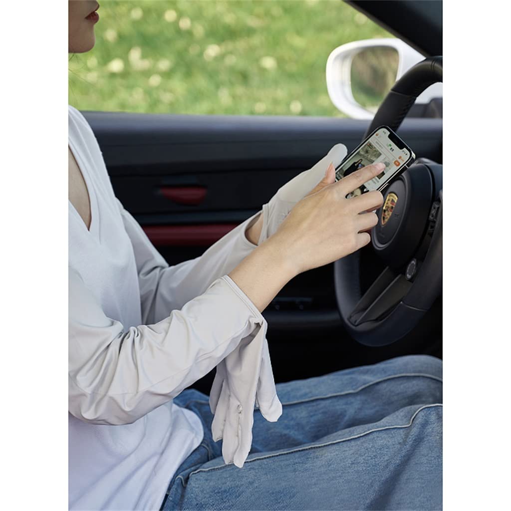 N/A Two Fingers, Ice Sleeves, Summer Long Driving Gloves, Outdoor Loose Ice Silk Cool Sleeves (Color : B, Size : 60 * 18 * 28cm)