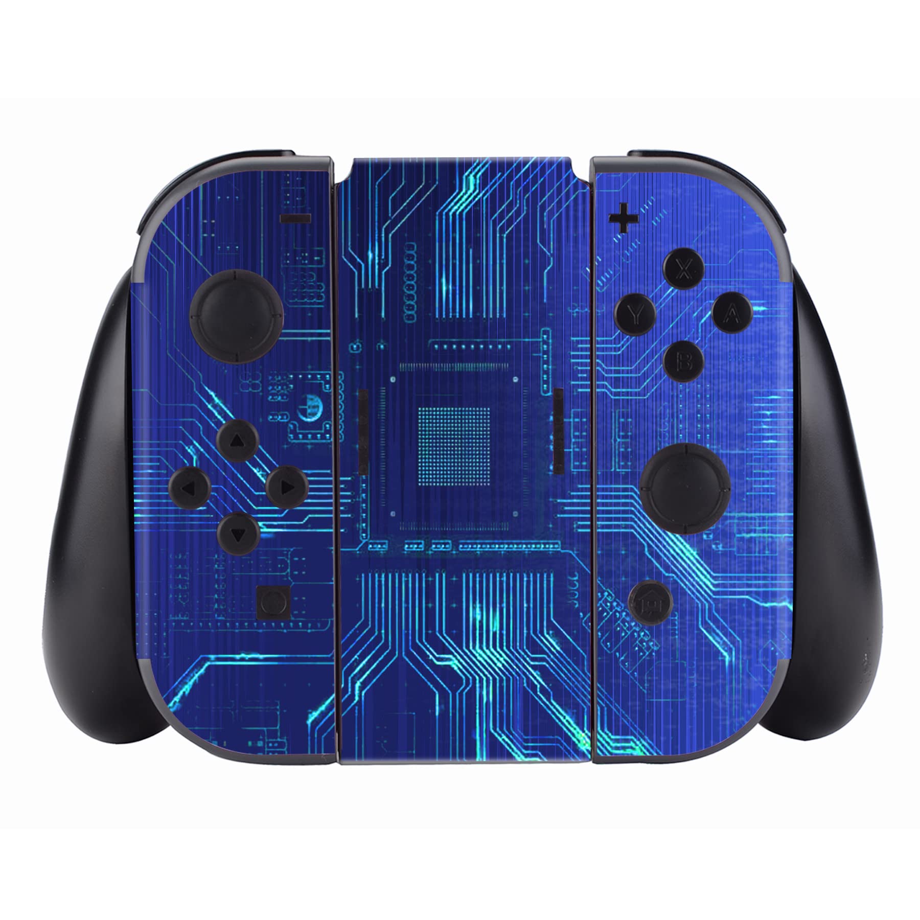 PlayVital 2 Set Protective Skin Decal for Nintendo Switch, Full Set Stickers for Nintendo Switch Console & Joycon & Dock & Grip - Army Green Camouflage