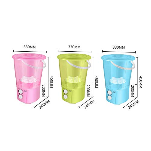 ZLXDP 4.5kg Mini Washing Machine Split Bucket Three Barrels Socks Underwear Short-Sleeved Shirt (Color : D)