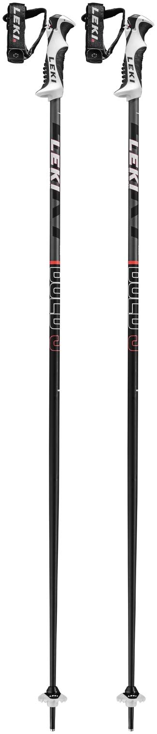 LEKI Bold S Ski Pole Pair - Black/Red 135