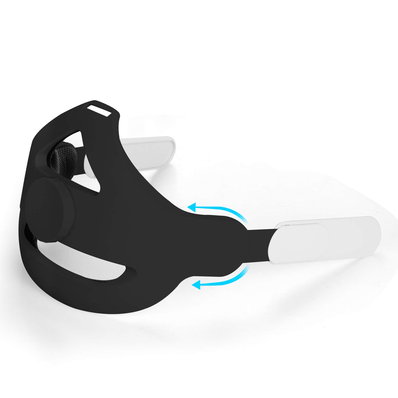 MASiKEN K6 Replacement Head Strap for Oculus Quest 2, Enhanced Support and Comfort Elite Strap Pad, Reduce Head Pressure,Optimize Wearing Experience Oculus2 Accessories (Black)