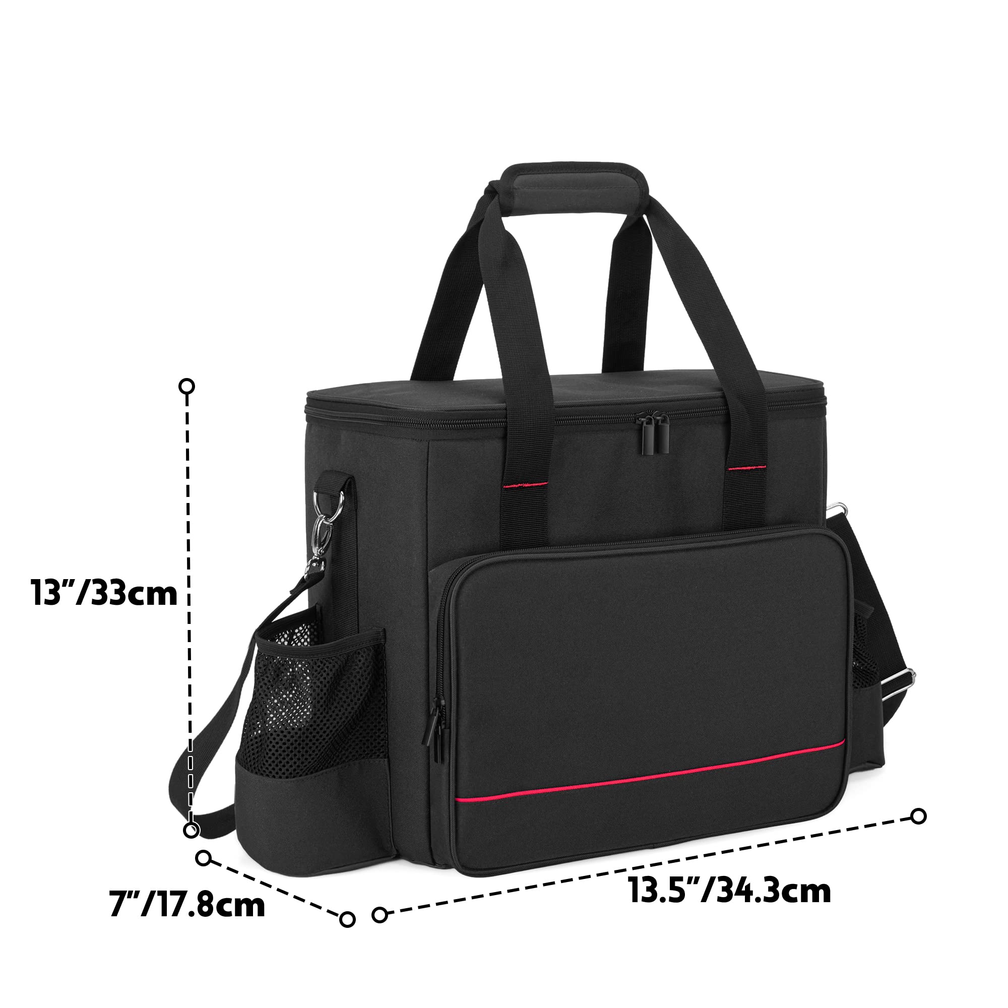 samdew Portable Heater Carry Bag Compatible with Mr. Heater MH9BX, Buddy Propane Heater Carrying Case with Pockets and Handles, Black, Bag Only