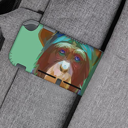 Portrait of A Hipster-Chimpanzee Decal Stickers Cover Set Full Wrap Skin for Switch Protection Faceplate Sticker for Switch