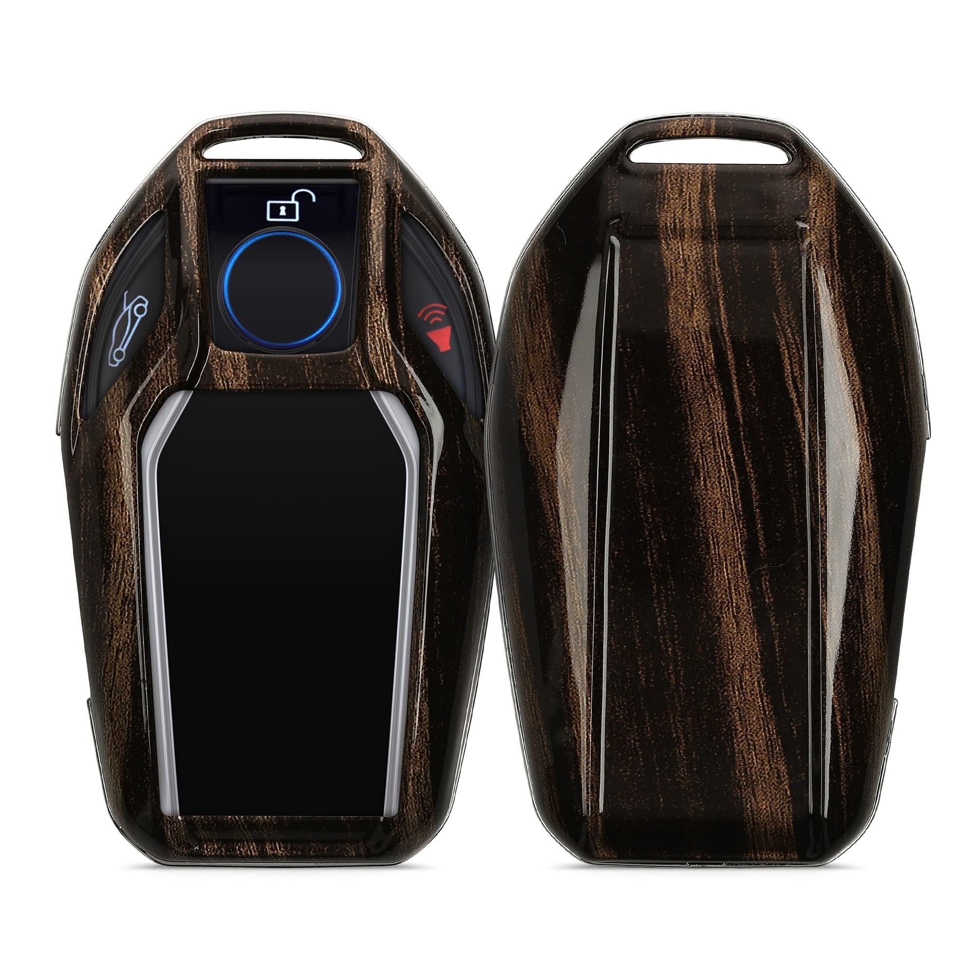 kwmobile Key Cover Compatible with BMW - Carbon