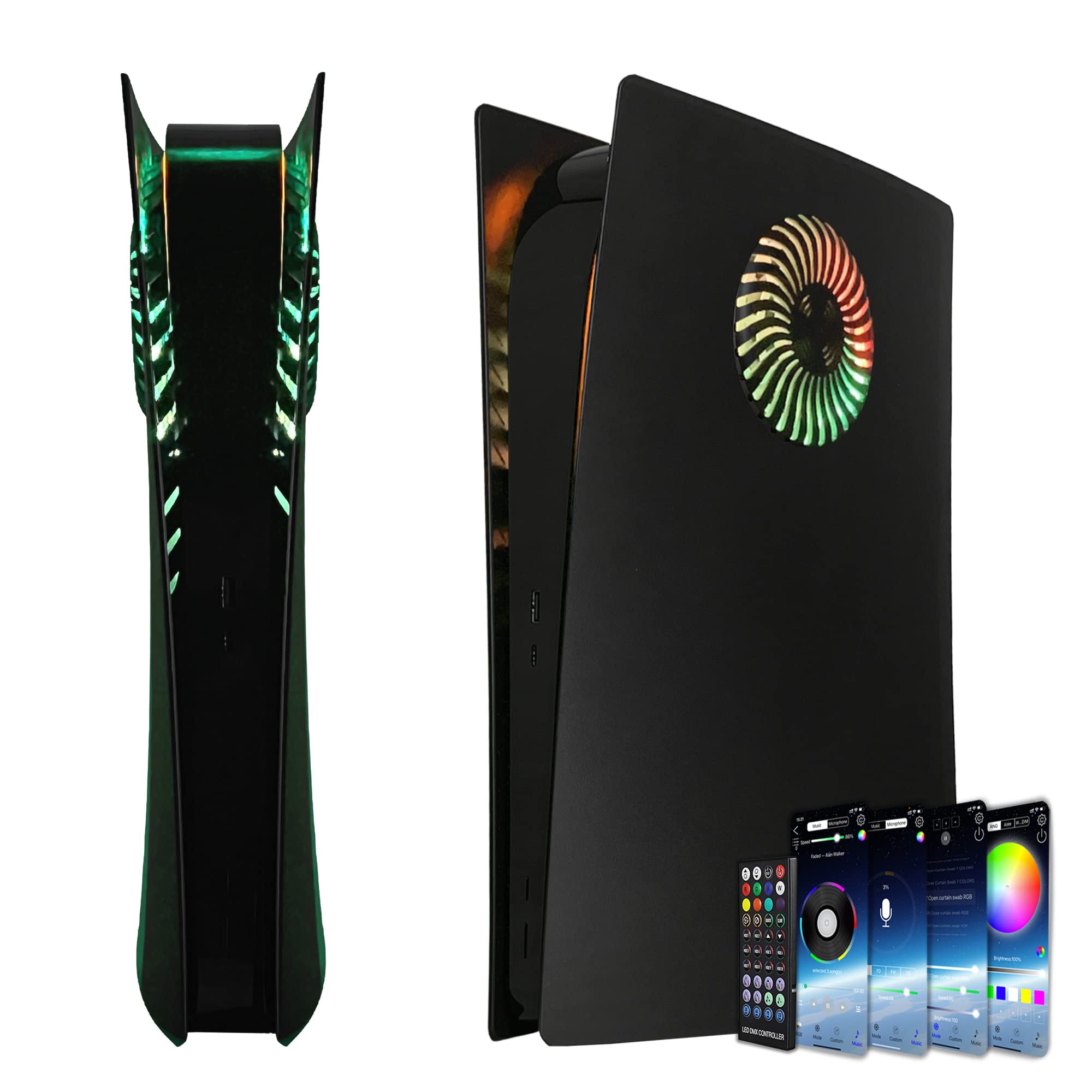 RGB Light Strip DOBEWINGDELOU 400+ Effects LED Light Ring for Digital Edition and Disc Edition DIY Decoration Accessories