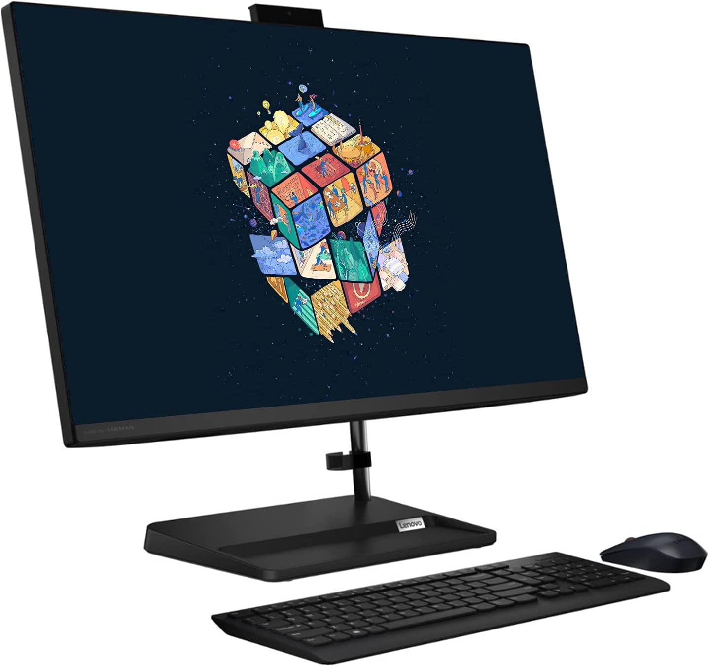 Lenovo IdeaCentre 3 All-in-One Desktop, 27" FHD Touchscreen Display, 13th Intel Core i7-13620H, 16GB RAM, 1TB SSD, Webcam, HDMI, Wireless Mouse & Keyboard, Wi-Fi 6, Windows 11 Home, JVQ MP